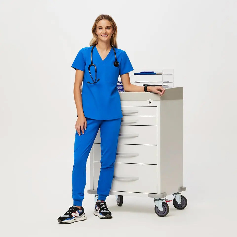 Custom Womens Royal Blue Scrub Kit – Cottonwood Swag